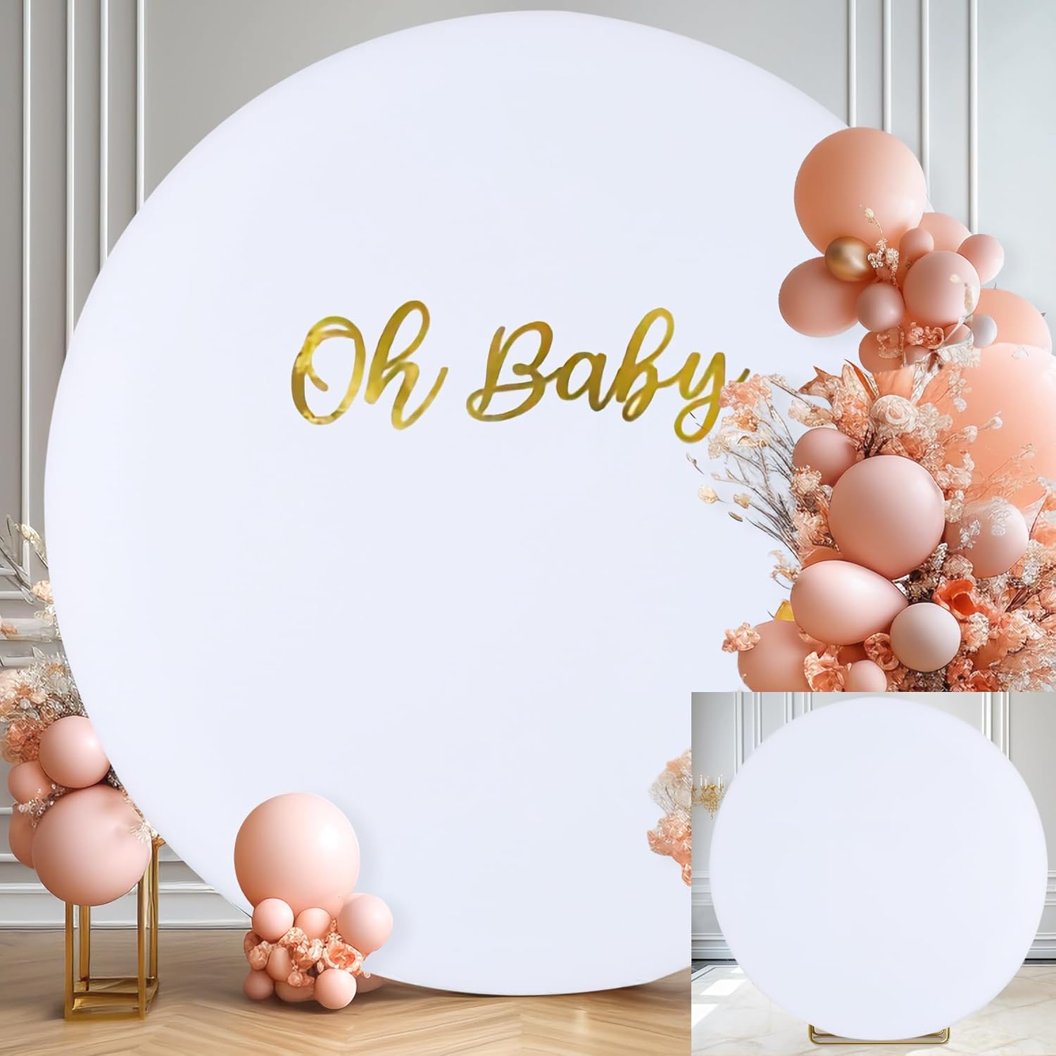 Round Backdrop Cover 6.6ft/7.2ft – iFirst