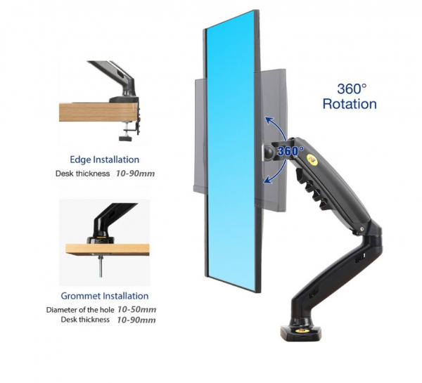 NB Monitor Stand Monitor Arm 17″ to 30″ – iFirst
