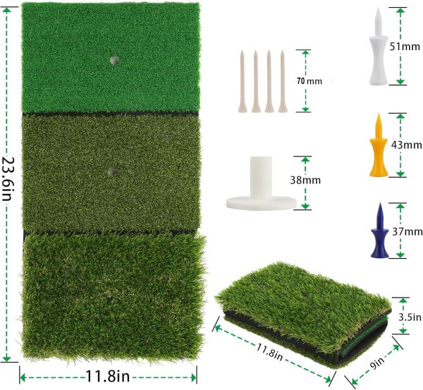 Golf Mat, Golf Hitting Mat Outdoor for Training – iFirst