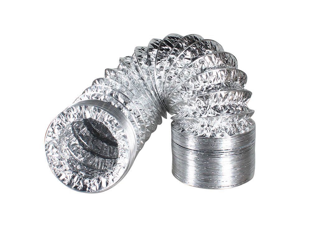 Aluminum Foil Ducting Hose Ventilation Tube,Diameter:80/100/110/150/160 ...